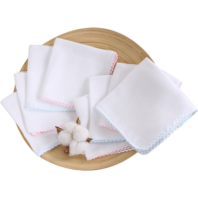 宝宝婴儿纯棉超软小方巾