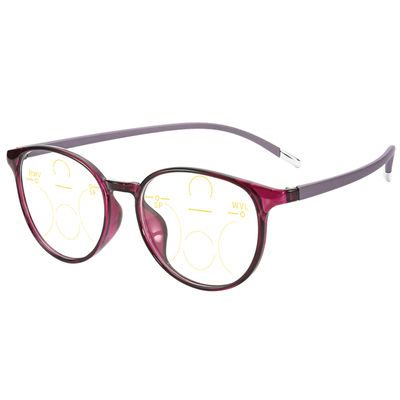 远中近三用自动调节度数老花镜