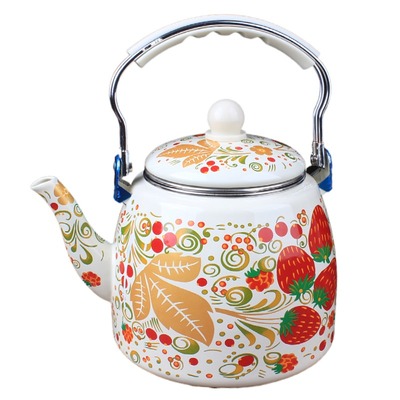 新疆民族饭店珐琅加厚搪瓷壶