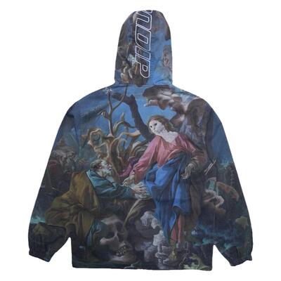 恶搞神话印花夹克外套