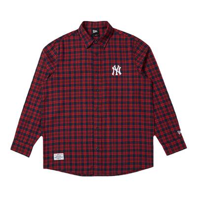 NEWERA法兰绒情侣衬衫