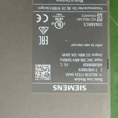 售前询价6SL3130-1TE22-0AA0 电源模組 20KW 工控自动化配件议价
