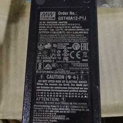 询价-明纬MW12v3.34A电源适配器，线材以换成5.5/2