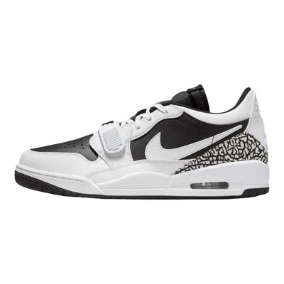 Jordan Legacy 312男女同款白黑色舒适低帮复古篮球鞋 CD7069-111