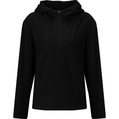 本来BENLAI女士炎绒绒连帽卫衣新款抗静电保暖半拉链帽衫