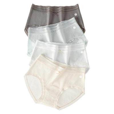 有内新款纯棉益生菌裆蕾丝三角裤