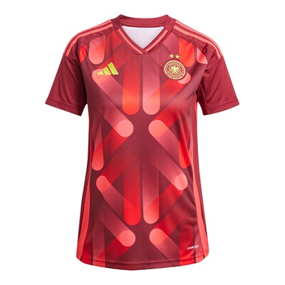 Adidas/阿迪达斯正品Germany25新款女士运动经典透气足球衣JF2607