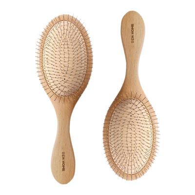 代字行丨佐科拉钢针气囊按摩美发梳头皮经络按摩榉木女士防静电