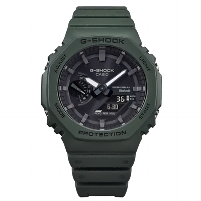 卡西欧男双显200米防水运动表