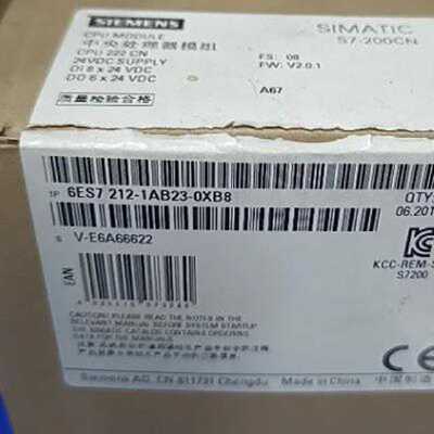 议价西门子CPU222CN DC/DC/DC 8输入6输出6ES7212-1AB23-0XB8/OXB