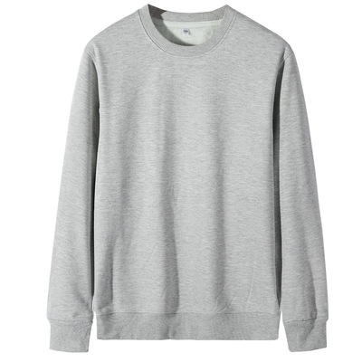 时尚百搭圆领卫衣男女毛圈卫衣春