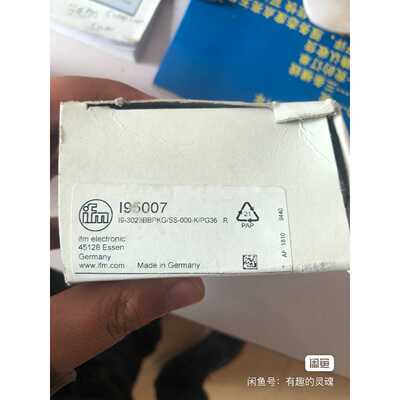 【议价】易福门传感器I95007全新原装