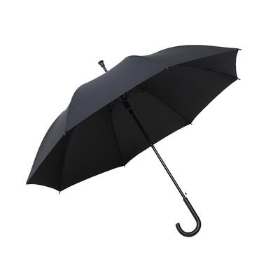 弯把拐杖大伞自动防雨防滑助力轻巧高98cm纤维不生锈稳固老人自动