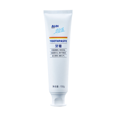 上海奥乐齐 ALDI 超值牙膏 留兰薄荷 150g 特价 强烈推荐 代购