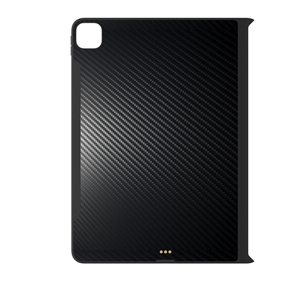 利乐普适用于2026新款iPadPro11寸妙控键盘13寸M4款防弯单后壳套air7/6磁吸支架专用保护壳防摔套碳纤维纹路