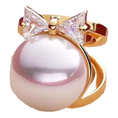 珍珠迷你丝巾扣小号高端2025新款衬衫飘带多功能蝴蝶结打结扣环女