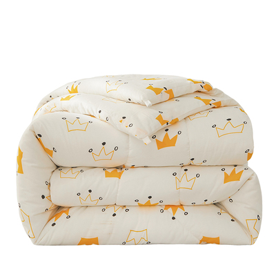 加厚纯棉花被秋冬保暖双人床用