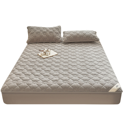 纯棉防水隔尿床笠罩100全棉床垫保护罩加厚防滑床罩床套四季通用3