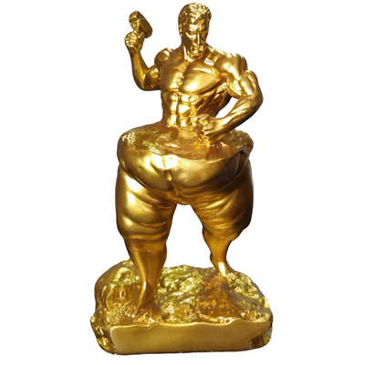 自我雕琢雕刻自己健美比赛奖杯