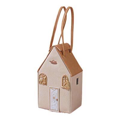 可爱立体女包小房子包复古手提包