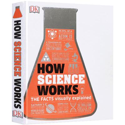 英文原版进口How Science Works: The Facts Visually ExplainedDK科学是如何运作的 视觉图解百科DK经典科普百科书籍精装彩色插图