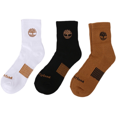 添柏岚男袜子中筒袜透气舒适