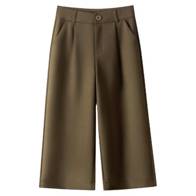 七分裤女秋冬西装裤2025年新款阔腿裤子高腰直筒裤休闲西裤八分裤