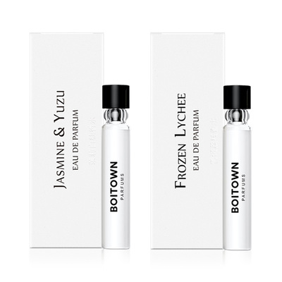 【新香试用】冰希黎雪域荔枝/茉莉白柚香水小样组合持久淡香2ml*2