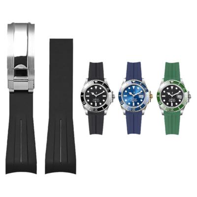 黑水鬼绿水鬼橡胶手表带高档钢扣