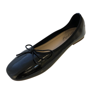 漆皮软底瓢鞋蛋卷孕妇奶奶婚鞋