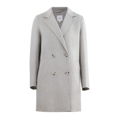 HONRN/红人西装领双面羊毛呢大衣