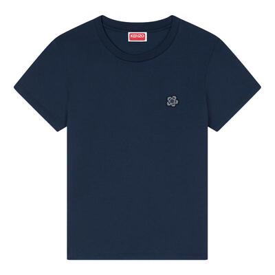KENZO 26春夏新品 女士BOKE海棠花经典版型休闲T恤衫