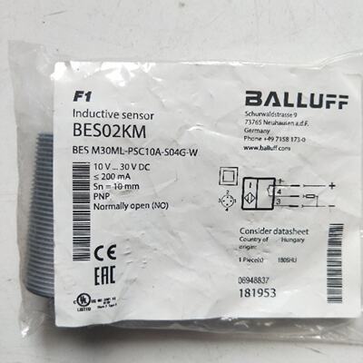 议价全新正品 巴鲁夫 BES M30ML-PSC10A-S04G-W BES02KM实物拍摄