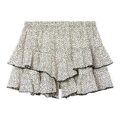 【26早秋新品】MARANT ETOILE JOCADIA法式荷叶边波点印花短裤