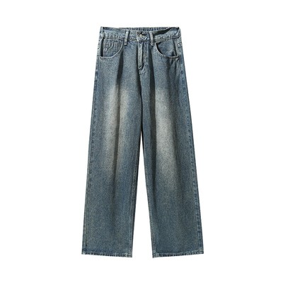 NASA官方进口美式潮牌牛仔长裤