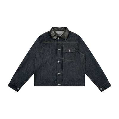 小羊皮领Type1巴黎扣原牛夹克