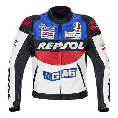 杜汉PU皮衣男女四季防水骑行服