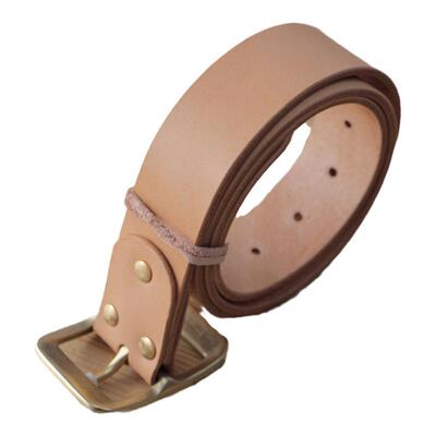 皮具纯手工制作意大利植鞣革针扣