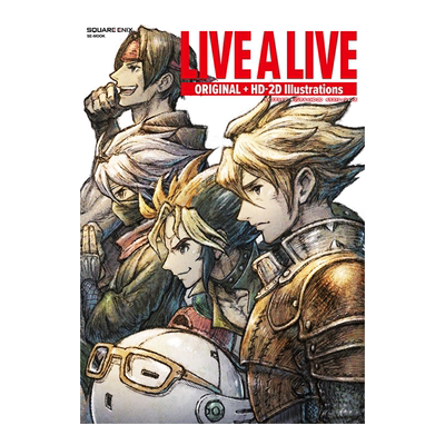 预售【日文原版】时空勇士 LIVE A LIVE ORIGINAL+HD-2D Illustrations 游戏动漫二次元画集设定集书籍