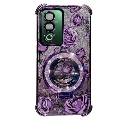 OPPOA3I-5G国内电镀全包高级感手机壳oppoa3i闪粉磁吸支架简约ins风网红爆款小众设计防汗抗指纹个性保护套