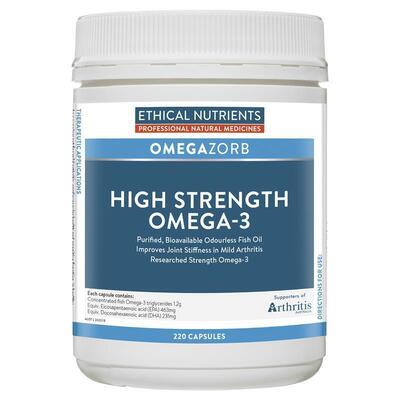 澳洲直邮Ethical Nutrients高纯度OMEGA3鱼油胶囊1200mg220/120粒