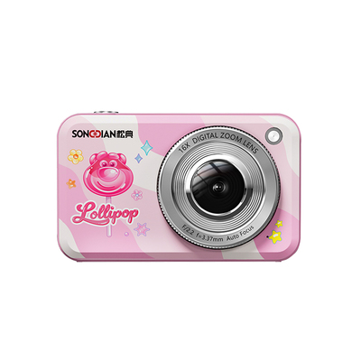 【迪士尼草莓熊系列】松典相机dc317学生入门高清双摄自拍取代ccd