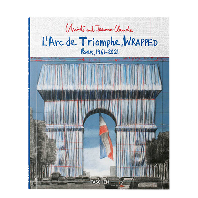 【现货】TASCHEN Christo and Jeanne-Claude.Wrapped Advance Edition大地艺术家克里斯托和珍妮-克劳德:包裹凯旋门设计作品集书