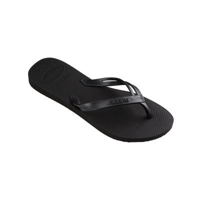 Havaianas简约纯色夹脚凉拖鞋