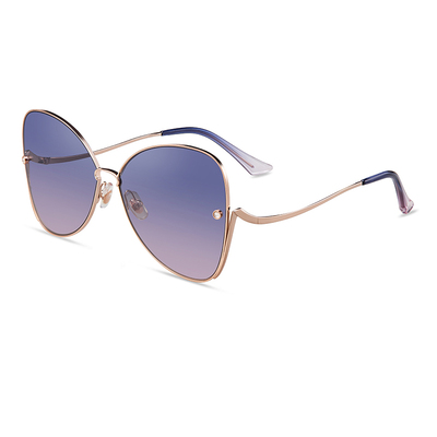 海伦凯勒韩版蝶形太阳眼镜女