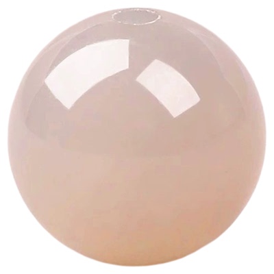 天然和田玉藕粉色散珠肤色串珠手串项链珠子diy玉石黄金配饰手链