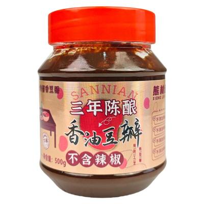 香油豆瓣不含辣椒四川豆瓣酱