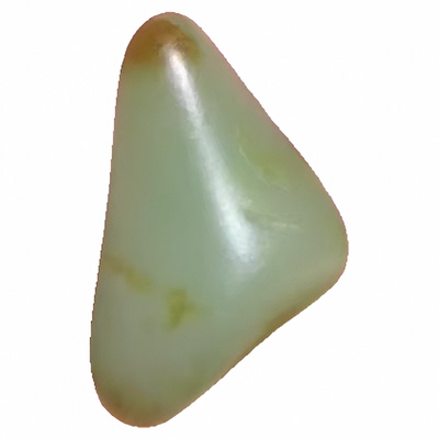 和田玉青白玉籽料原石挂件