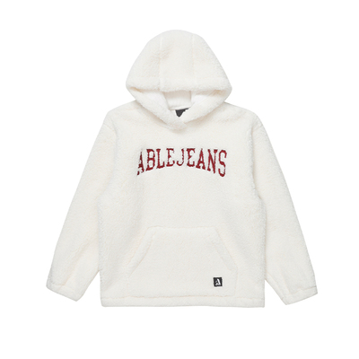 ABLEJEANS连帽加绒卫衣男女款