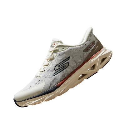 Skechers斯凯奇闪穿鞋男士舒适缓震回弹耐穿跑步鞋 221040/NAT